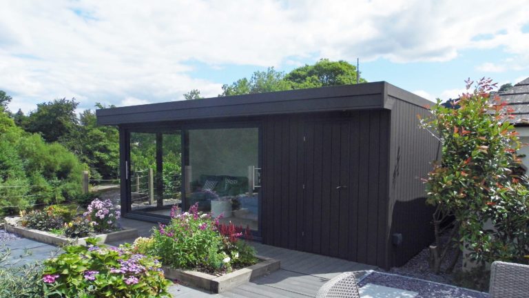International Timber supplies charcoal cladding for outdoor living ...